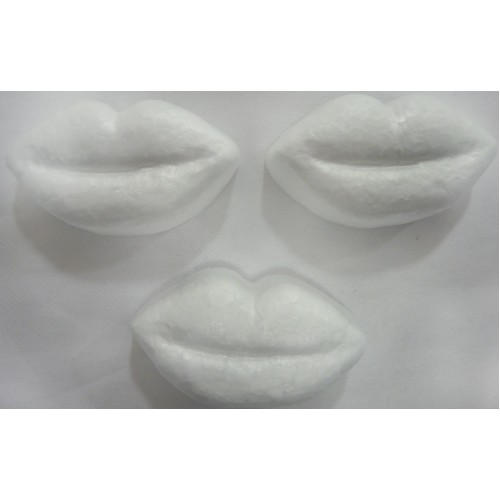 FOAM SHAPE LIPS 3PCS 60MM